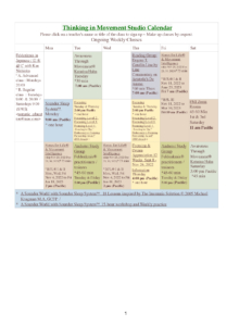 Calendar Thinking in Movement 2022-2023 - Welcome to Thinking In ...