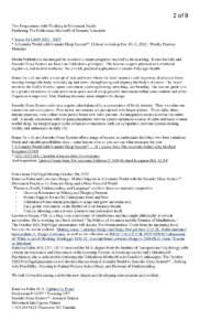 Two Programmes with Thinking in Movement Studio .pages - Welcome to ...